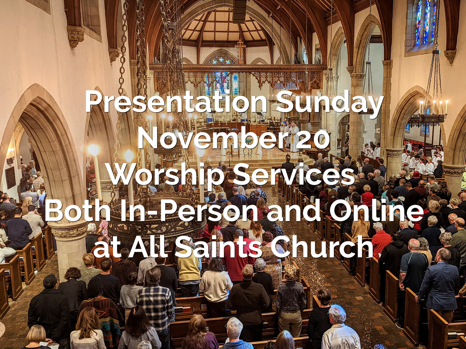 This Sunday at All Saints: Presentation Sunday, November 20 - All ...
